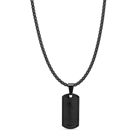 Click here for Steeltime Serenity Prayer Mens Stainless Steel Dog... prices