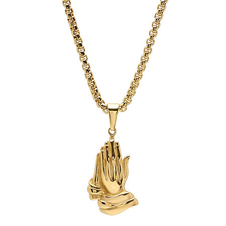 Click here for Steeltime Mens 18K Gold Over Stainless Steel 24 In... prices