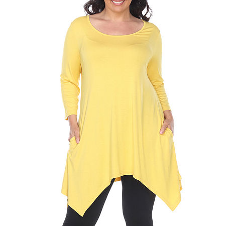 Click here for Plus Size White Mark Makayla Tunic prices