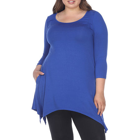 Click here for Plus Size White Mark Makayla Tunic prices