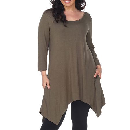 Click here for Plus Size White Mark Makayla Tunic prices
