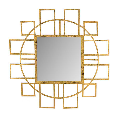 Click here for Safavieh Matrix Gold Geometric Wall Mount Sunburst... prices