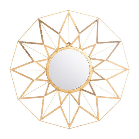Click here for Safavieh Kilburn Gold Foil Wall Mount Round Wall M... prices