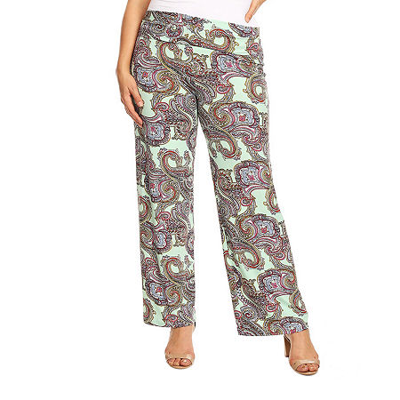 Click here for White Mark Womens High Rise Wide Leg Palazzo Pant-... prices