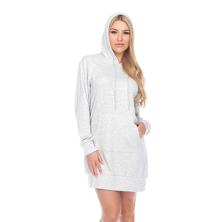 Click here for White Mark Womens Long Sleeve Sweatshirt Dress  Me... prices