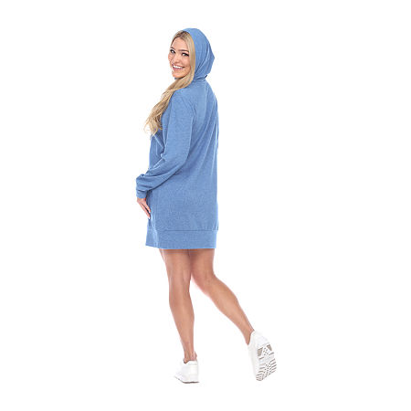 Click here for White Mark Womens Long Sleeve Sweatshirt Dress  La... prices