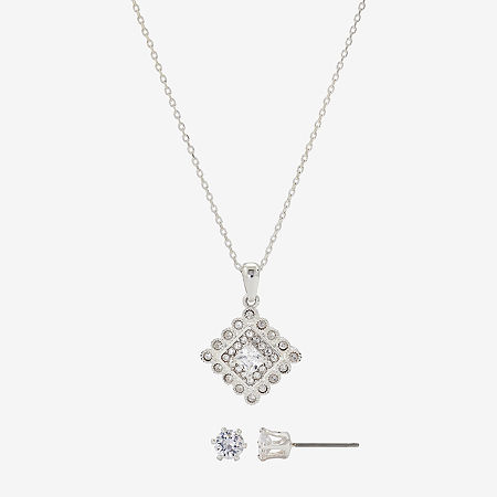 Click here for Sparkle Allure Womens Cubic Zirconia Pure Silver O... prices