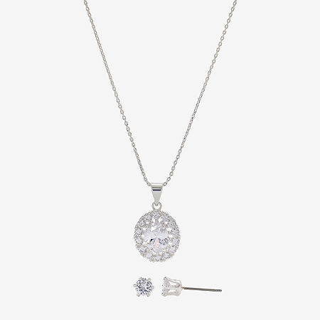 Click here for Sparkle Allure Womens Cubic Zirconia Pure Silver O... prices