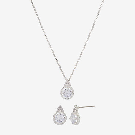 Click here for Sparkle Allure Womens Cubic Zirconia Pure Silver O... prices