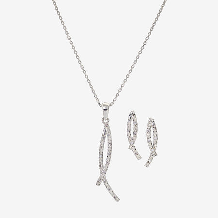 Click here for Sparkle Allure Womens Cubic Zirconia Pure Silver O... prices