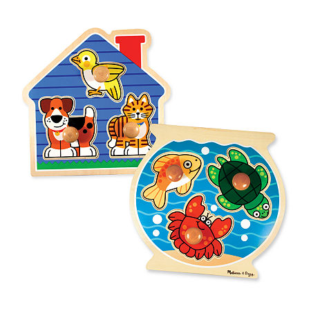 Click here for Melissa & Doug Fish And Pets Jumbo Knob Bundle 2-p... prices
