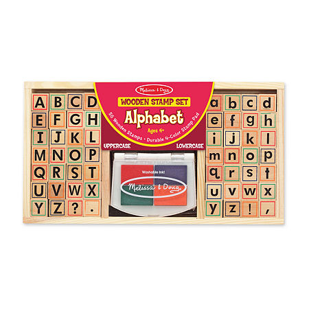 Click here for Melissa & Doug Alphabet Stamp Set 56-pc. Toy Plays... prices