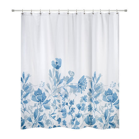 Click here for Izod Mystic Floral Shower Curtain  72 x 72 - Blue prices
