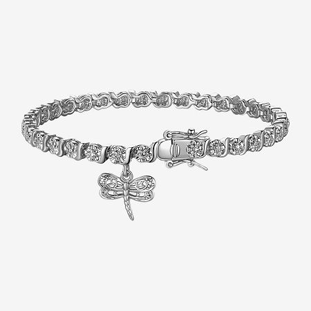 Click here for Sparkle Allure Dragonfly Pure Silver Over Bronze W... prices