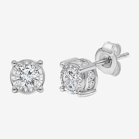 Click here for Tru Miracle 1 CT. T.W. Natural Diamond Round Stud... prices