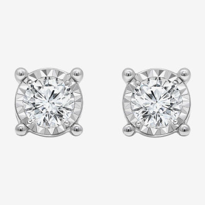 Tru Miracle 1 1/2 CT. T.W. Lab Grown White Diamond 10K Gold 6.7mm Round ...