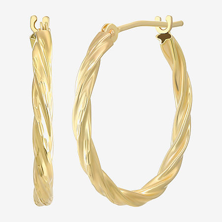 Click here for 14K Gold Twisted Hoop Earrings  One Size prices