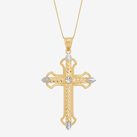 Click here for Limited Quantities! Womens 10K Gold Cross 18 Inch... prices