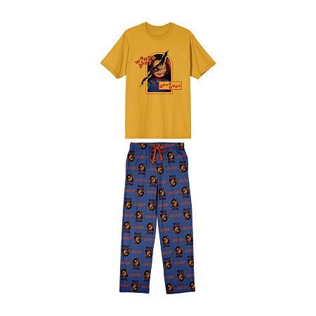 Click here for Chucky Mens Crew Neck Short Sleeve 2-pc. Pajama Se... prices