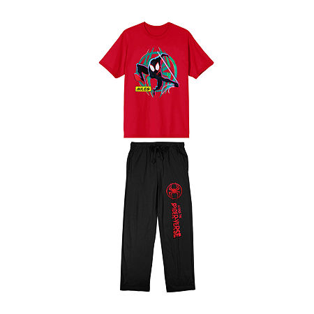 Click here for Spider-Man Miles Morales Mens Crew Neck Short Slee... prices