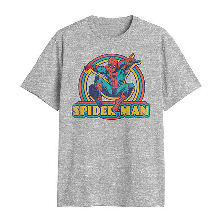 Click here for Mens Crew Neck Short Sleeve Regular Fit Spiderman... prices