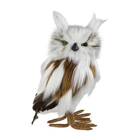 Click here for Northlight Standing Plush Winter Owl Christmas Tab... prices