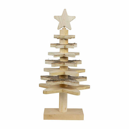 Click here for Northlight 16 Wooden Christmas Tabletop Tree  One... prices