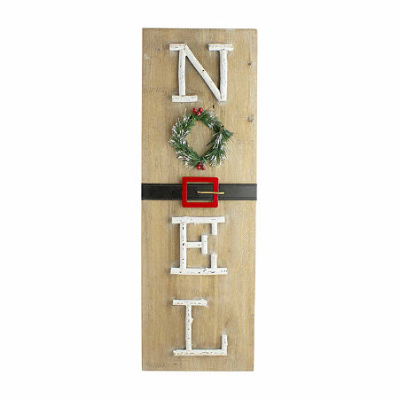 Click here for Northlight 23.75 Wooden Santas Belt Wall Sign  One... prices