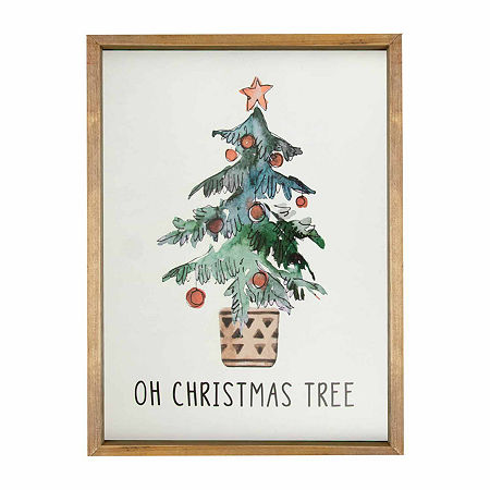 Click here for Northlight Framed Oh Christmas Tree Canvas Art  On... prices