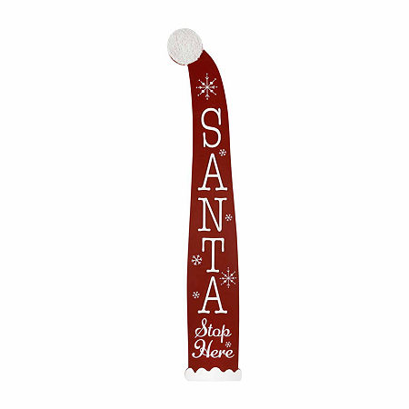 Click here for Northlight Santa Stop Here Hat Christmas Yard Art... prices