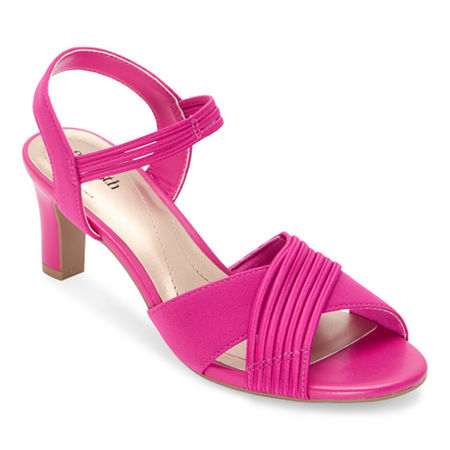 Click here for east 5th Womens Nelty Heeled Sandals  12 Medium  P... prices