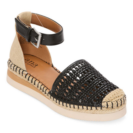 Click here for a.n.a Womens Clara Wedge Sandals  11 Medium  Black prices