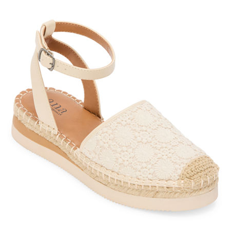 Click here for a.n.a Womens Clayson Wedge Sandals  11 Medium  Whi... prices