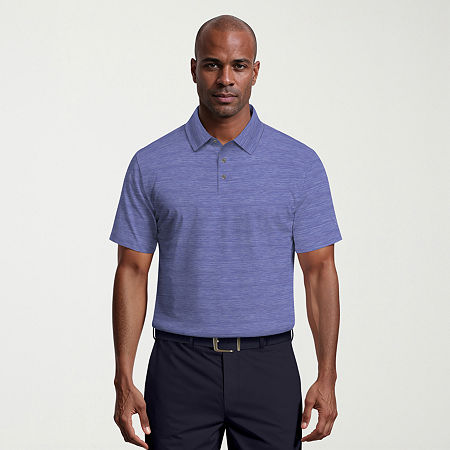 Click here for Pga Tour Mens Short Sleeve Airflux Heather Golf Po... prices