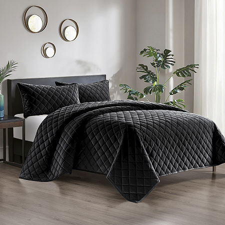 Click here for Pointehaven Velvet Diamond Design Oversized Quilt... prices