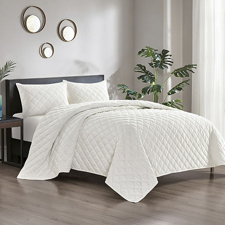 Click here for Pointehaven Velvet Diamond Design Oversized Quilt... prices