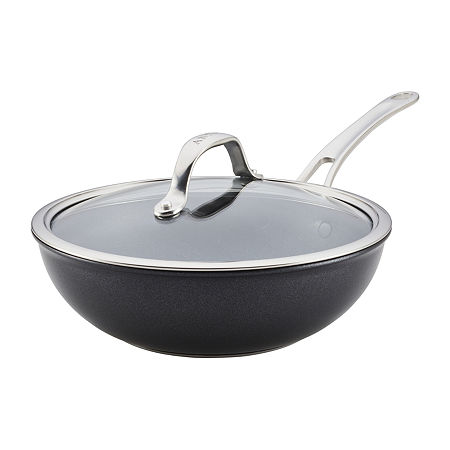 Click here for Anolon X Hybrid 10 Aluminum Wok  One Size  Gray prices
