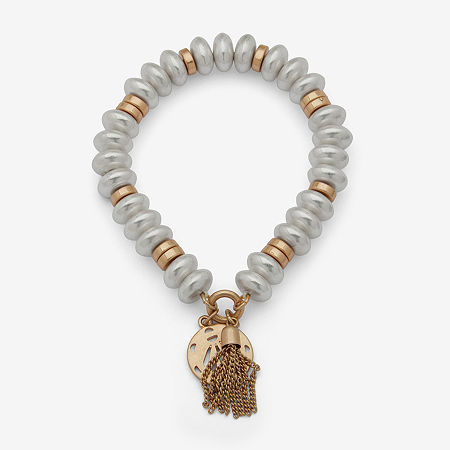 Click here for a.n.a Two Tone Womens Stretch Bracelet  One Size... prices