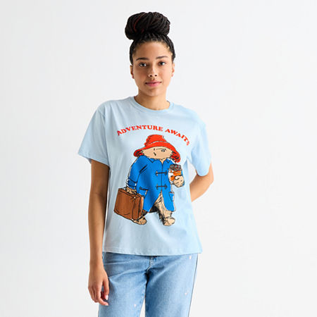 Click here for Paddington Boyfriend Tee Womens Juniors Crew Neck... prices