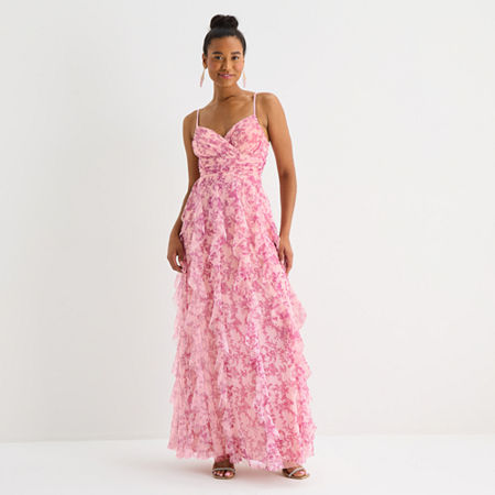 Click here for Radiante Couture Womens Juniors Floral A-Line Dres... prices