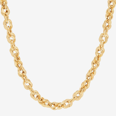 Click here for Womens 14K Gold 18 Inch Singapore Chain Necklace... prices