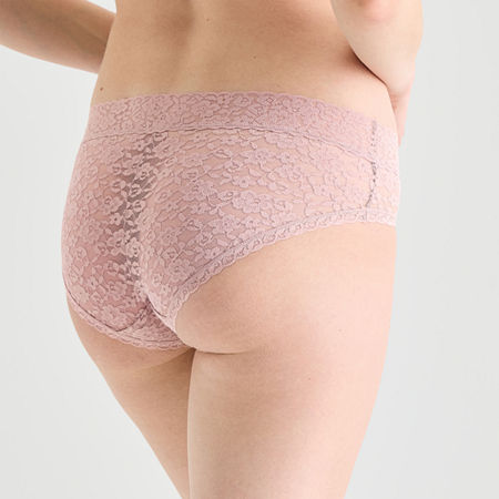 Click here for Ambrielle Everyday Lace Hipster Panty  Large  Beig... prices