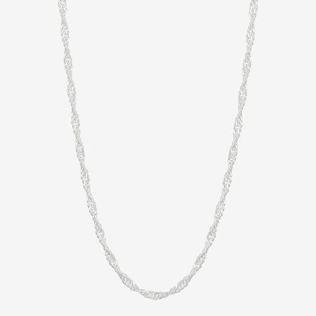 Click here for Made in Italy Womens Sterling Silver 22 Inch Singa... prices