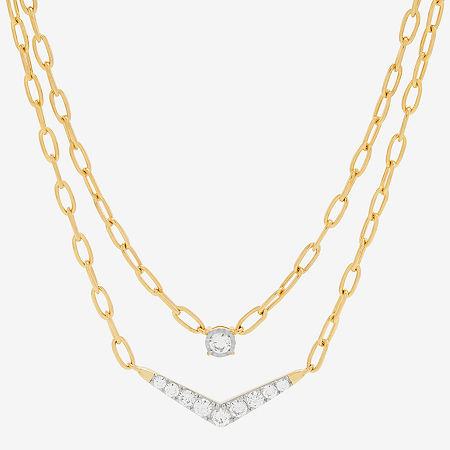 Click here for (H-I / Si2) Womens White Diamond 14K Gold Over Sil... prices