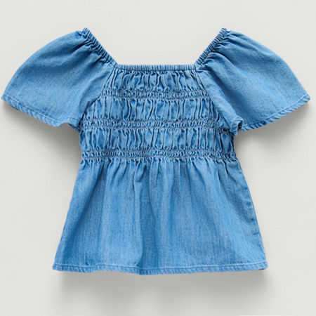 Click here for Okie Dokie Smocked Toddler & Little Girls Square N... prices