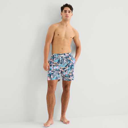 Click here for Arizona Mens Animal Swim Trunks  Medium  Blue prices