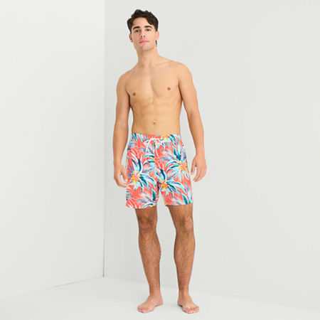 Click here for Arizona Mens Patchwork Swim Shorts  X-large  Orang... prices