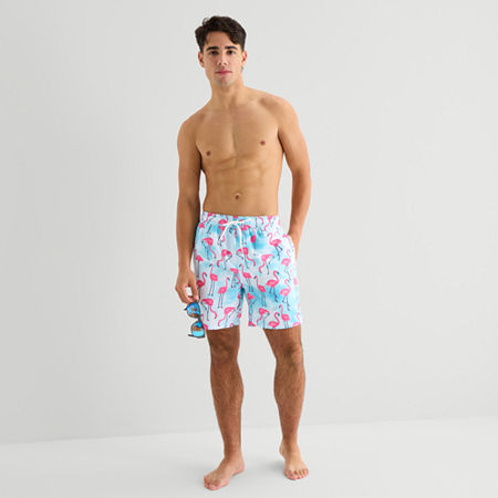 Click here for Arizona Mens Animal Swim Trunks  Medium  Blue prices