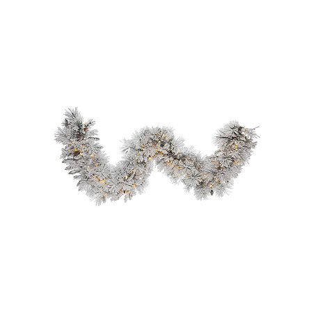 Click here for Vickerman 9 Flocked Alberta Christmas Garland with... prices