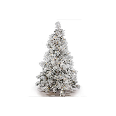 Click here for Vickerman 4 1/2 Foot Pre-Lit Flocked Christmas Tre... prices
